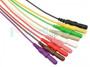 Hot sale Clinic With Nibp Ecg Spo2 – EEG Lead Wires with Electrodes ...